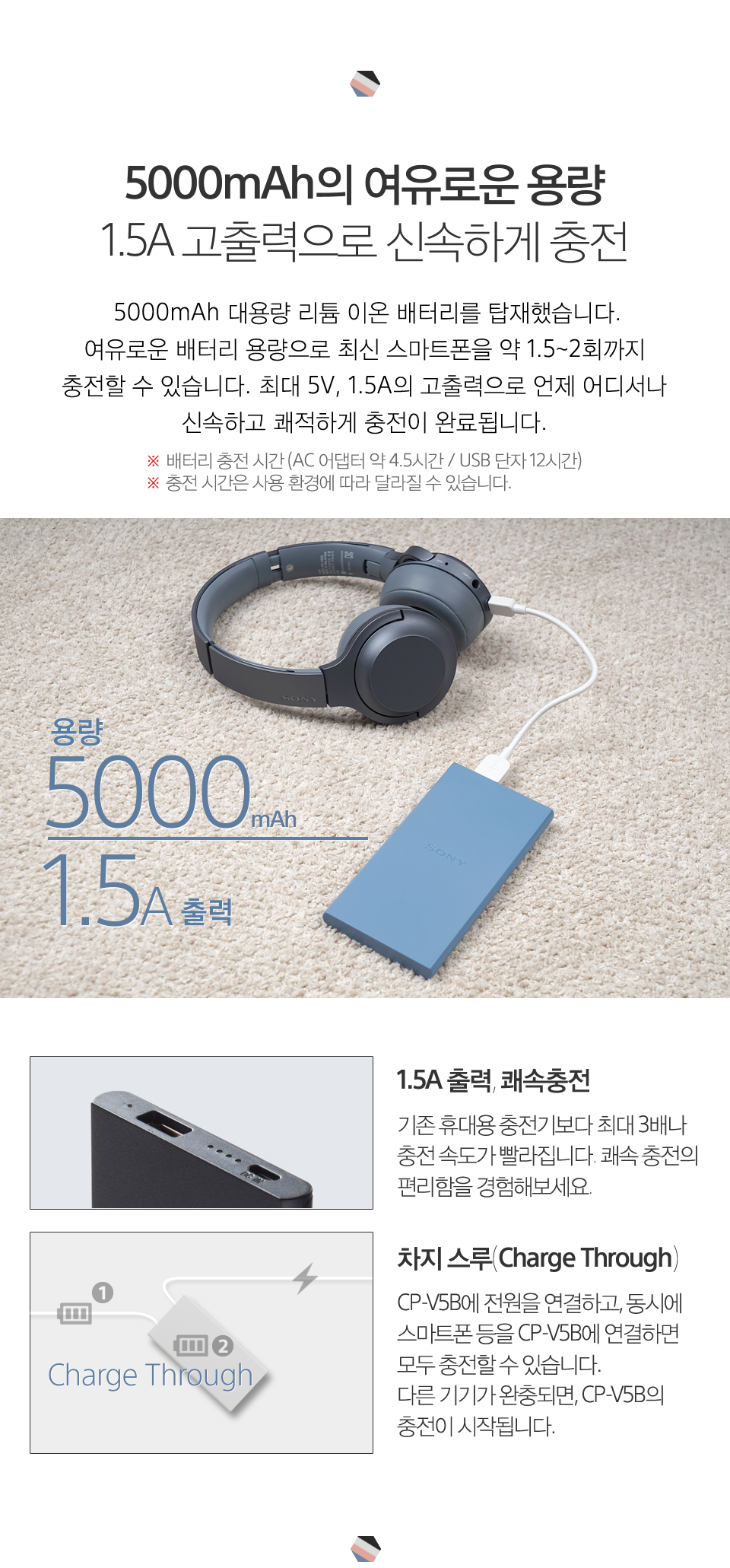 휴대용 충전기 CP-V5B 세일즈컨텐츠(1024이미지버전)