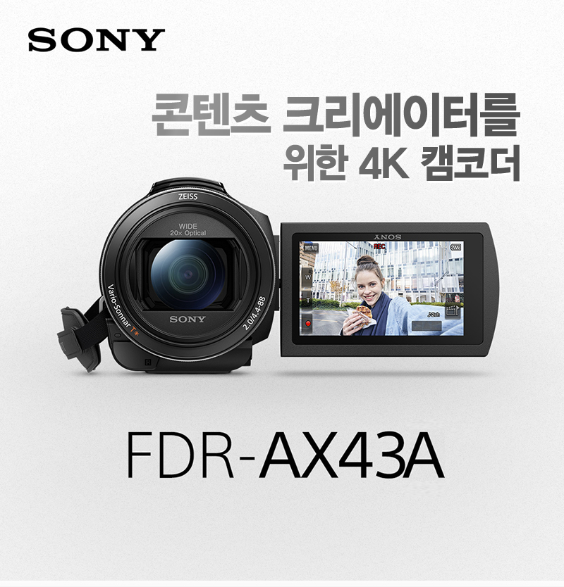 FDR-AX43A 온라인 세일즈콘텐츠 (800 이미지 버전)